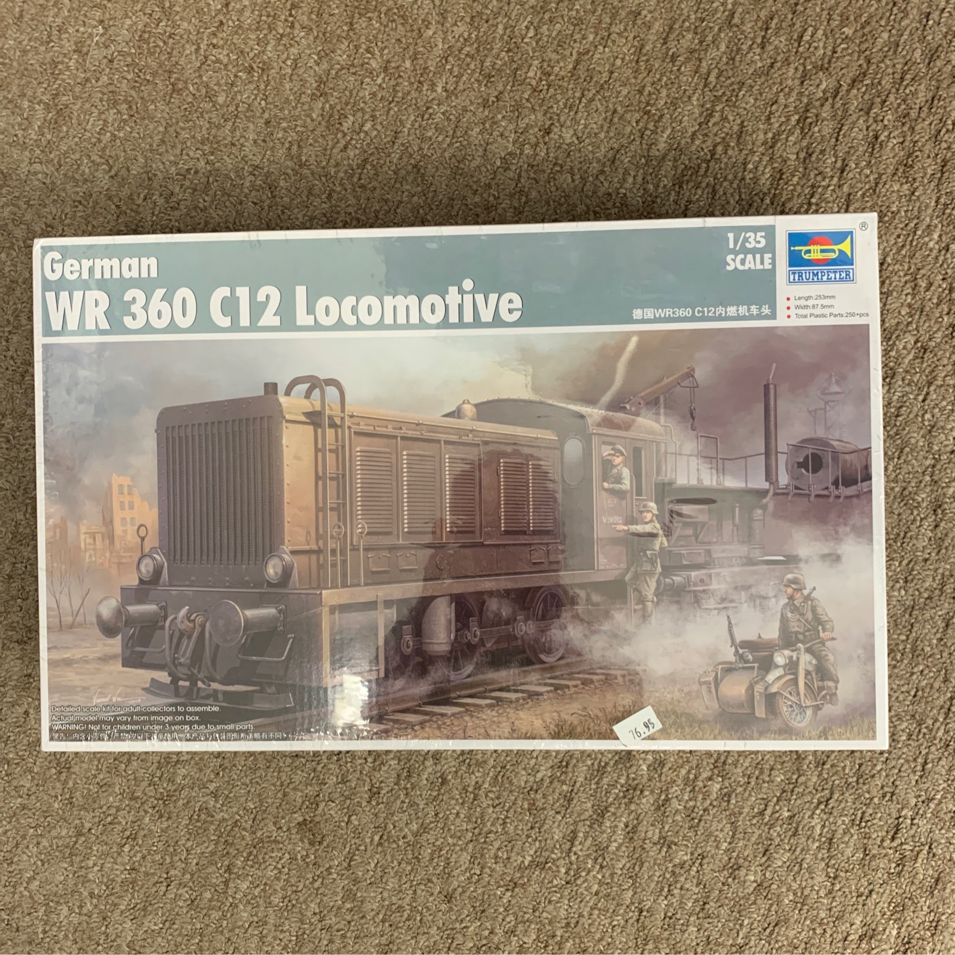 Trumpeter 1/35 German WR 360 C12 Locomotive model kit 217 | Frontline ...