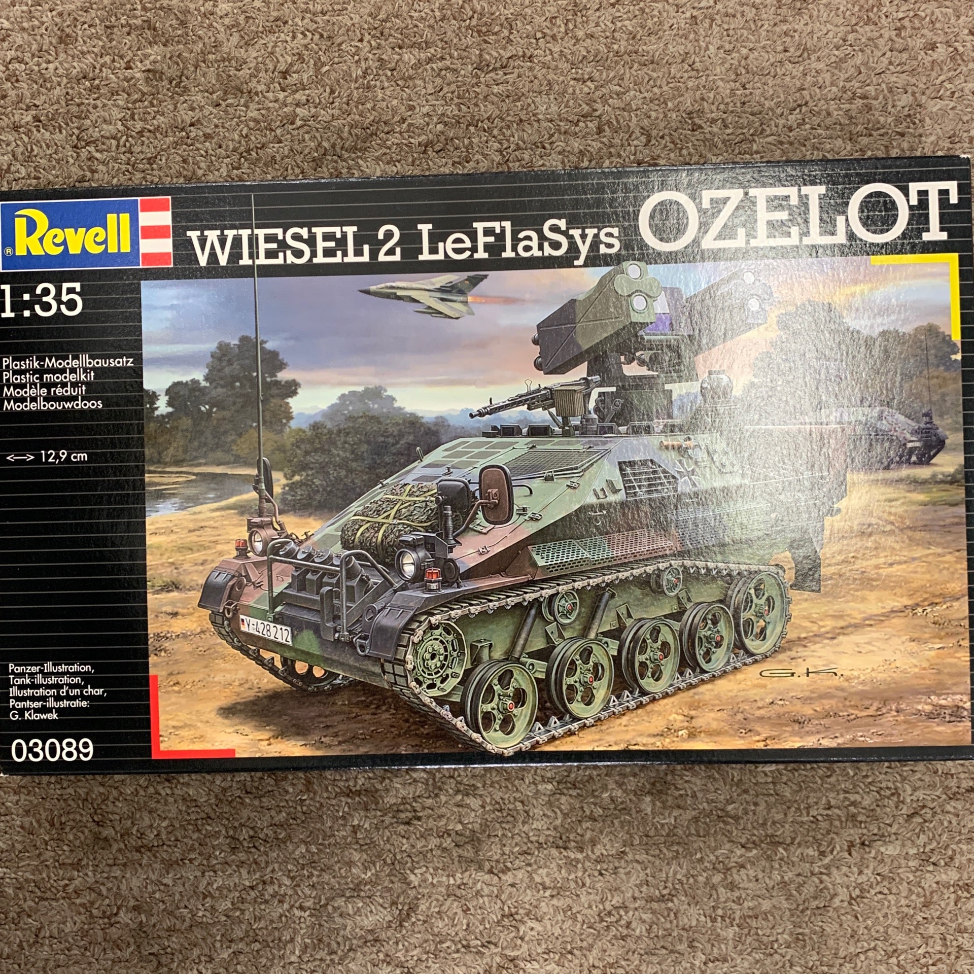Revell 1/35 Wiesel 2 LeFlaSys Ozelot tank model kit 3089 | Frontline ...