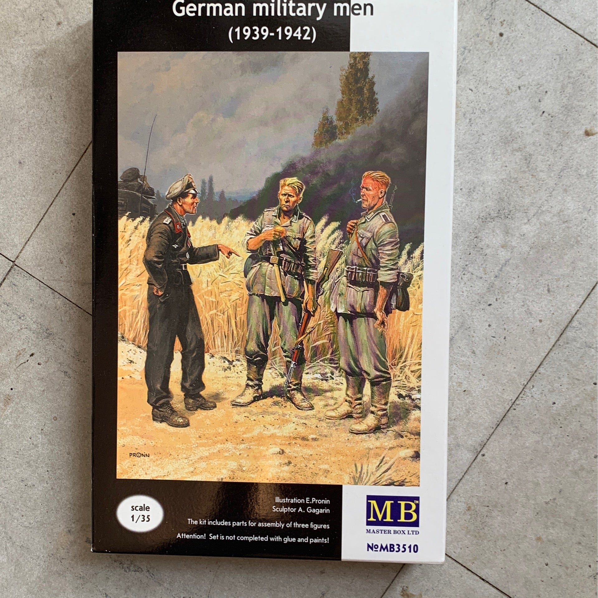 MB 1/35 German military men 1939-42 model kit figure 3510 | Frontline ...