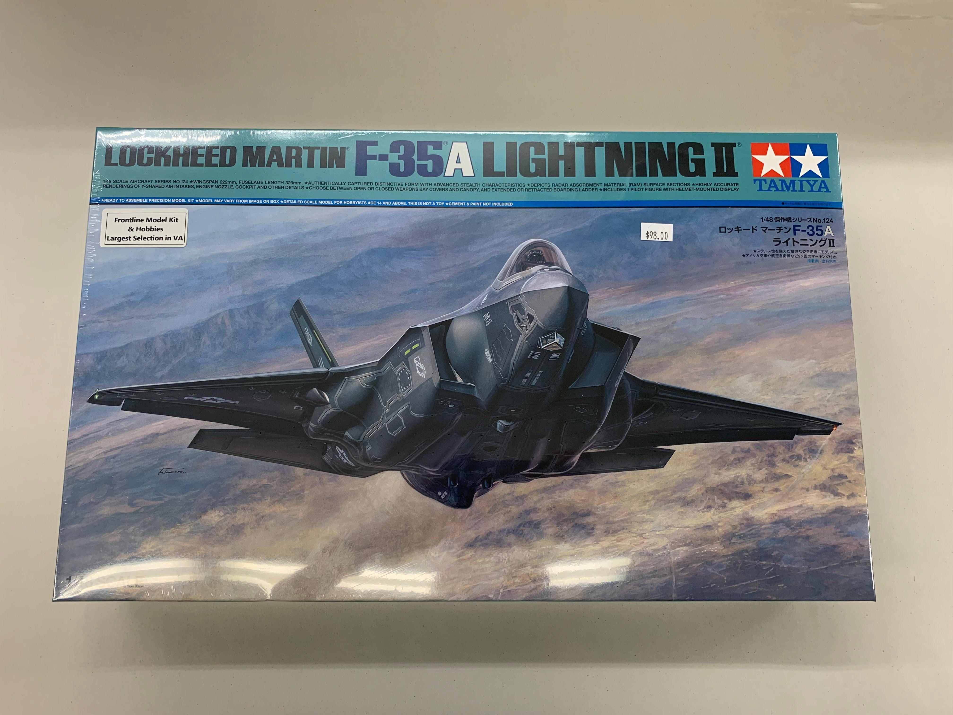 Tamiya 1/48 F-35A Lightning II Modern Fighter Model Kit 61124 ...
