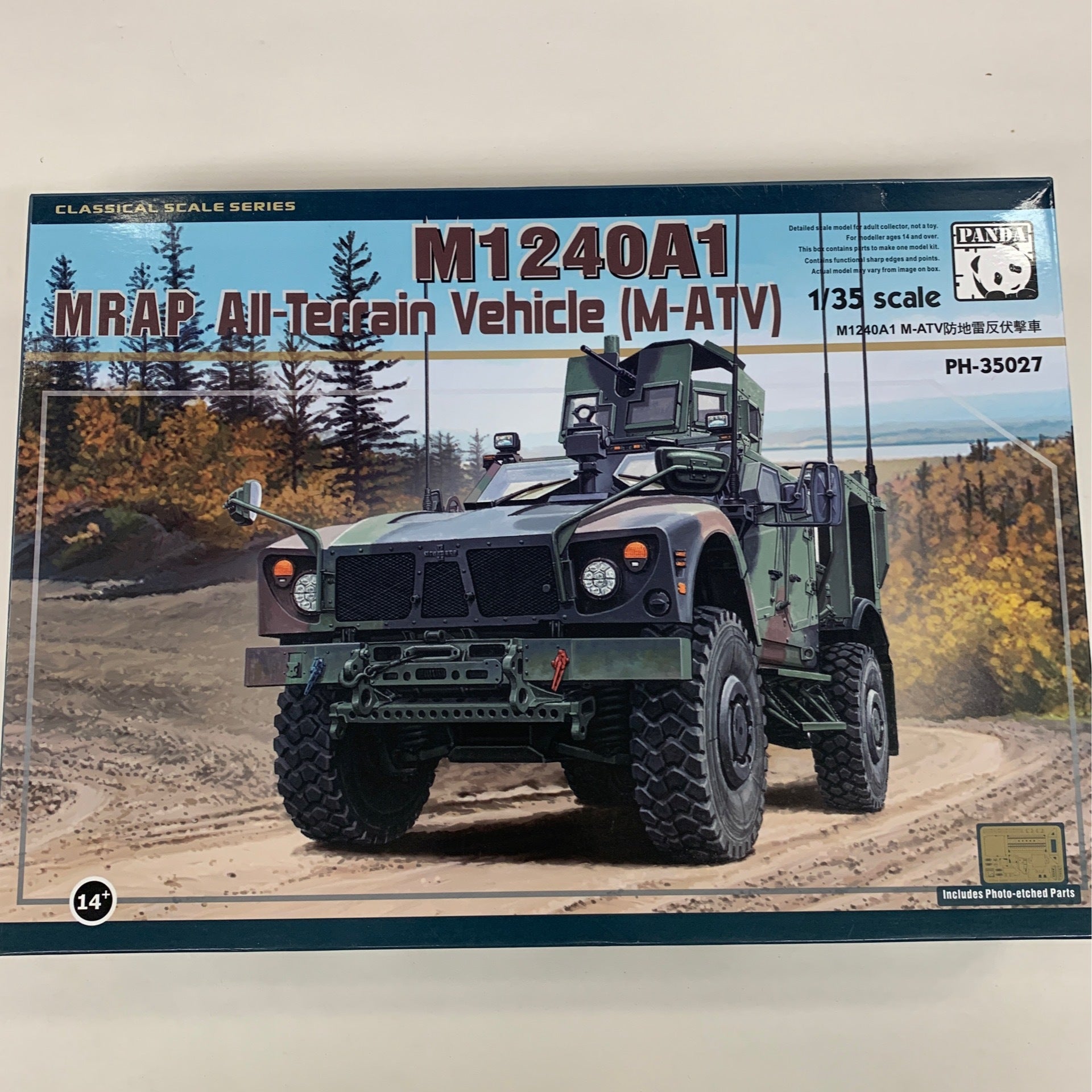 Panda 1/35 M1240A1 MRap all terrain vehicle model kit 35027 | Frontline ...