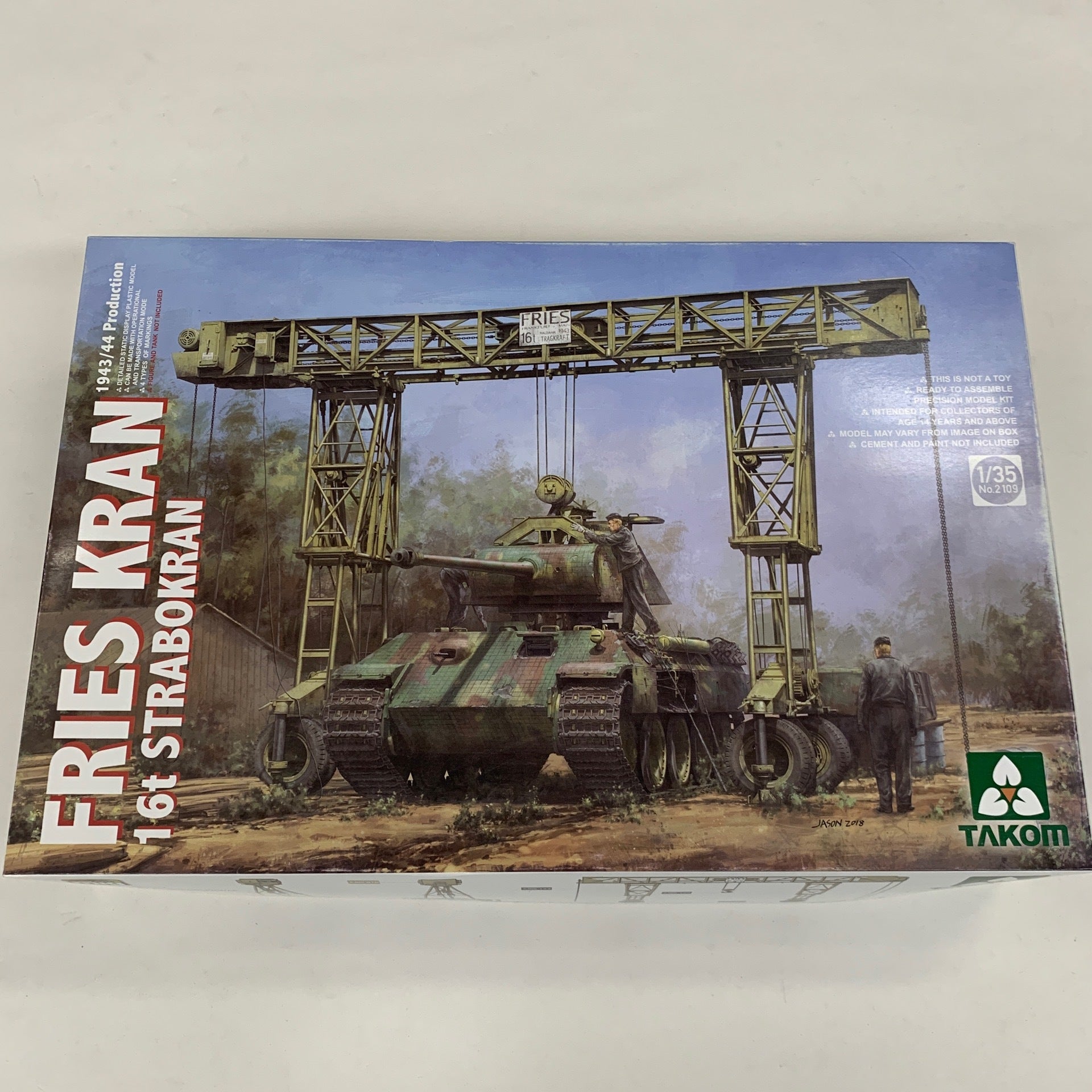 Takom 1/35 Fries Kran 16ton Strabokran lift model kit 2109 | Frontline ...