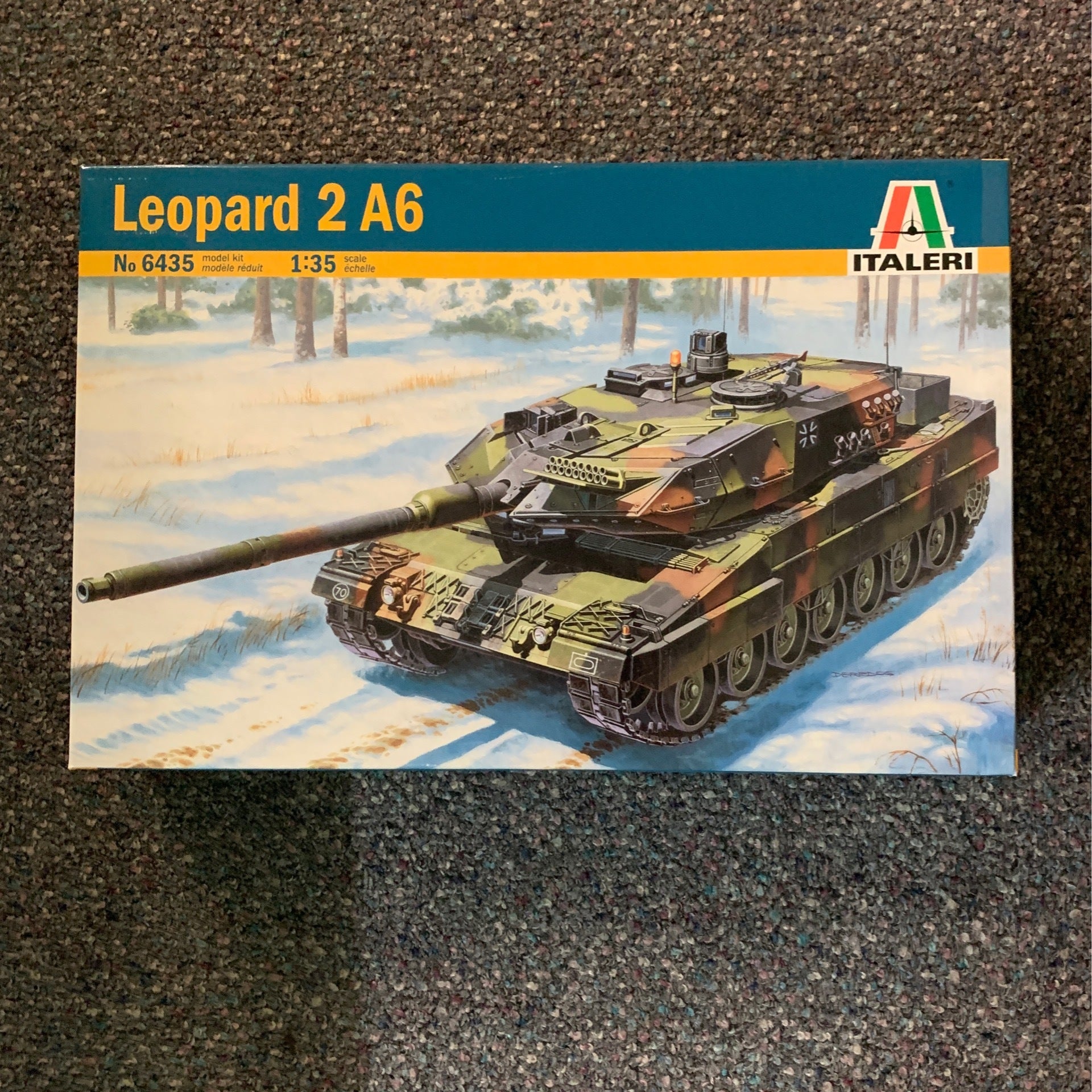 Italeri 1/35 Leopard 2 A6 tank model kit 6435 | Frontline Model Kits ...