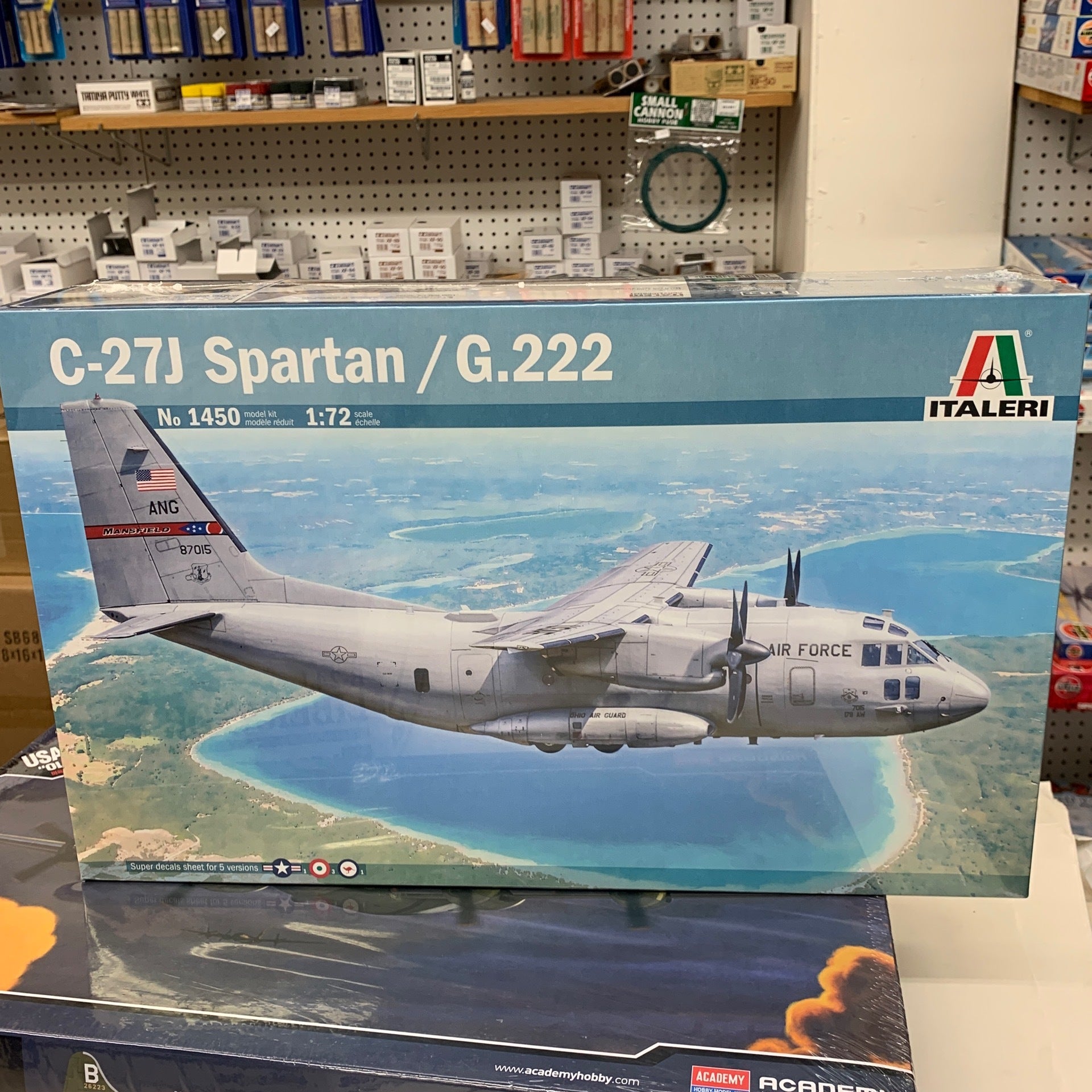 Italeri 1/72 C-27J Spartan /G.222 model kit | Frontline Model Kits ...