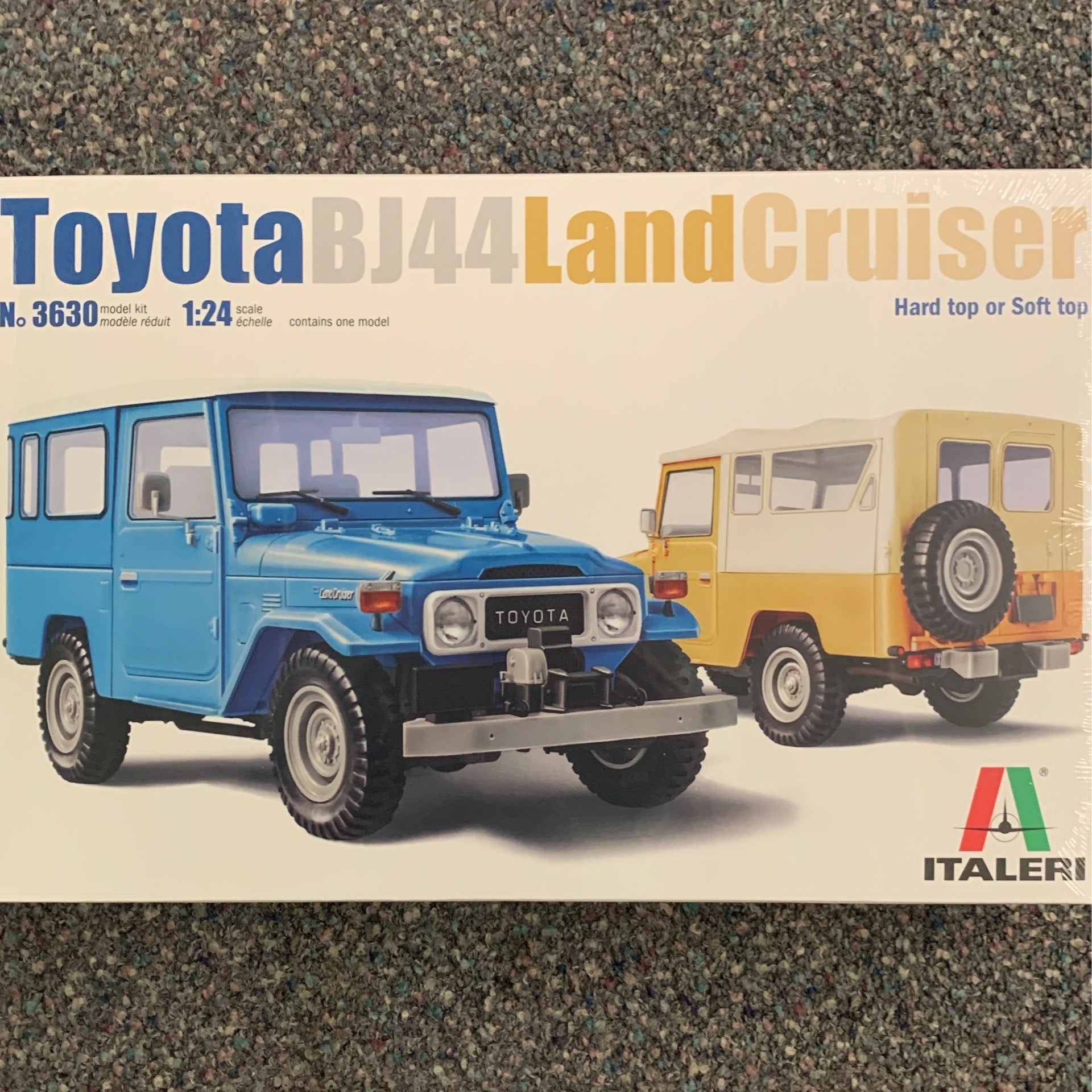 Italeri 1/24 Toyota BJ44 Land Cruiser car model kit 3630 | Frontline ...