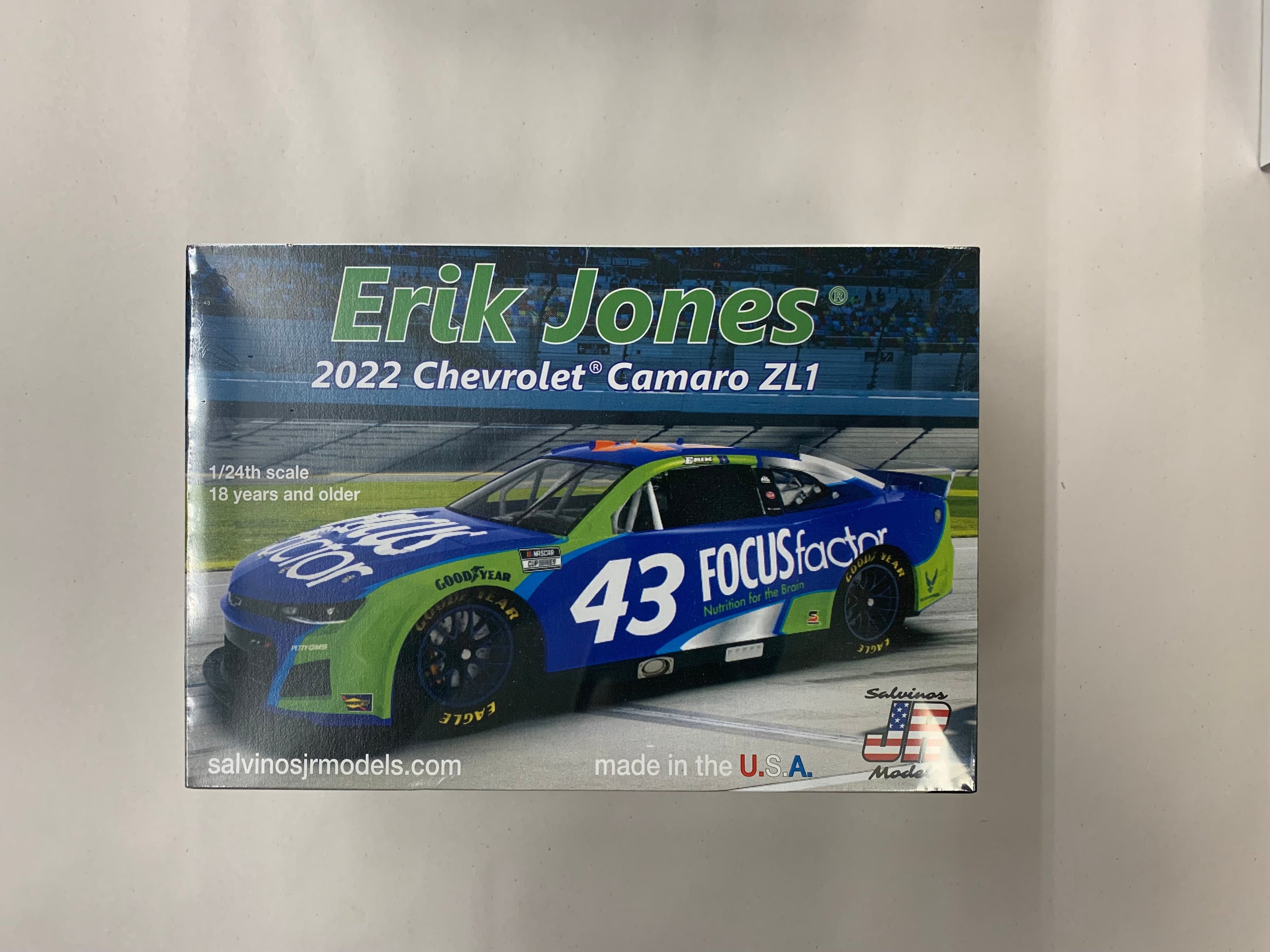 Salvinos JR 1/24 Erik Jones 2022 Chevy Camaro model car kit | Frontline ...