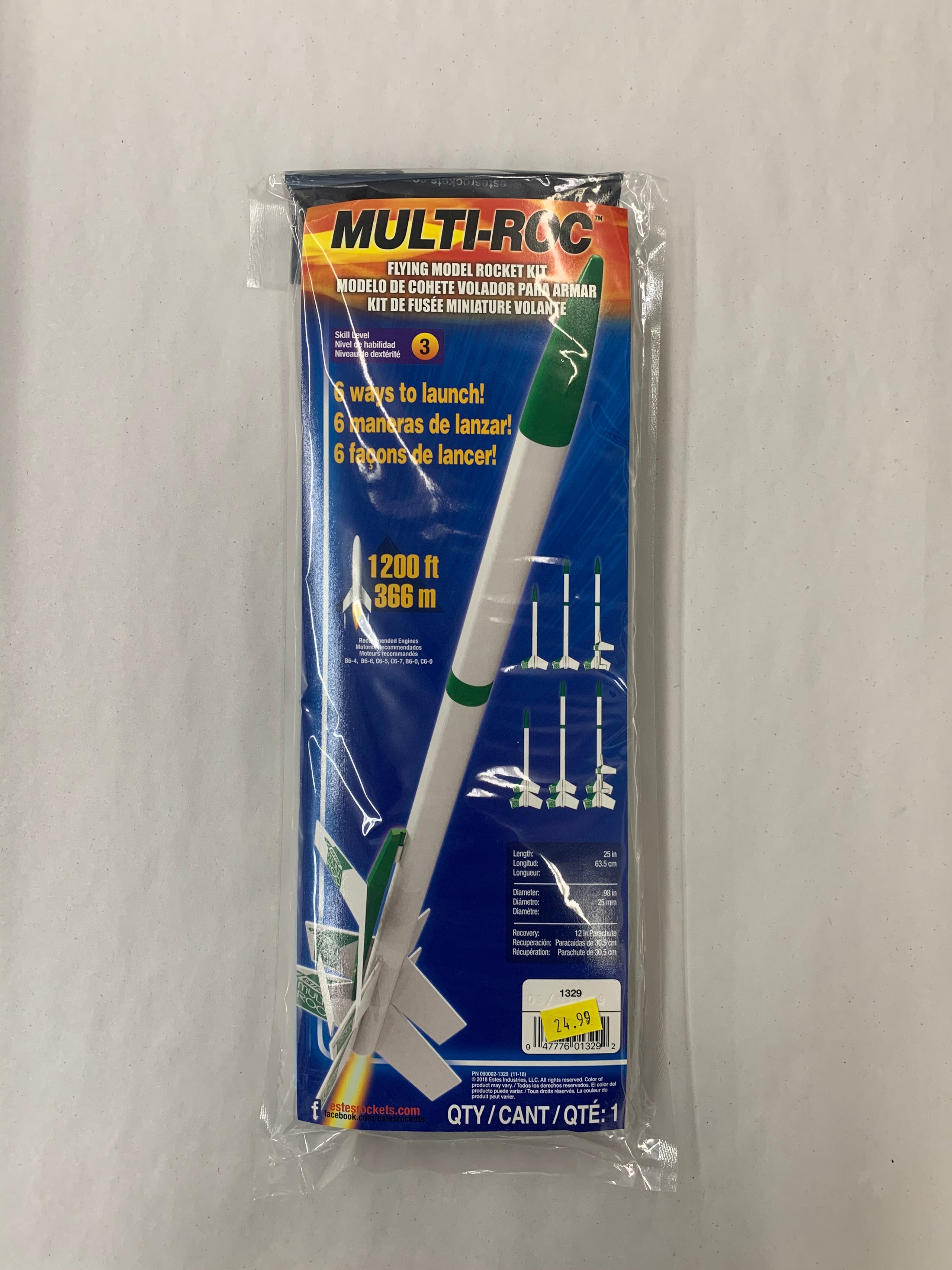 Estes Multi Roc Model rocket 1329 | Frontline Model Kits & Hobbies