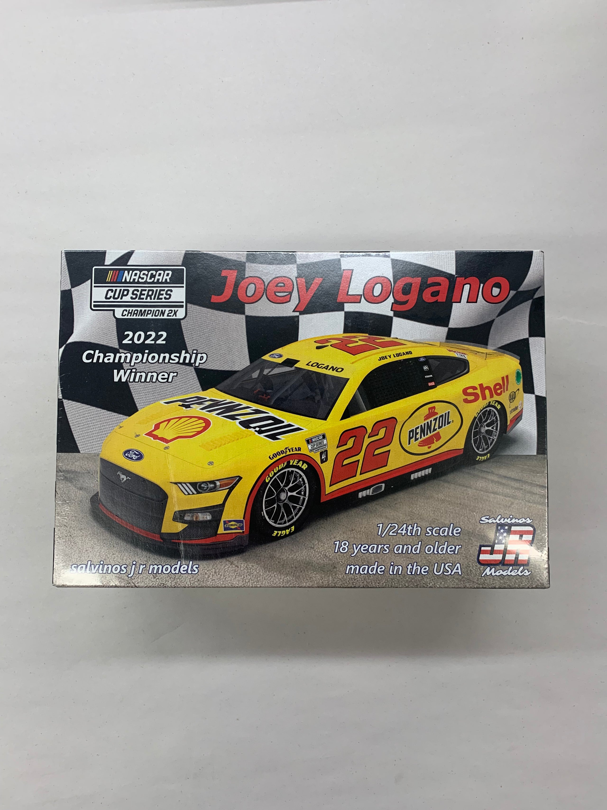 Salvinos JR 1/24 Joey Lagano Nascar Ford Mustang model kit | Frontline ...