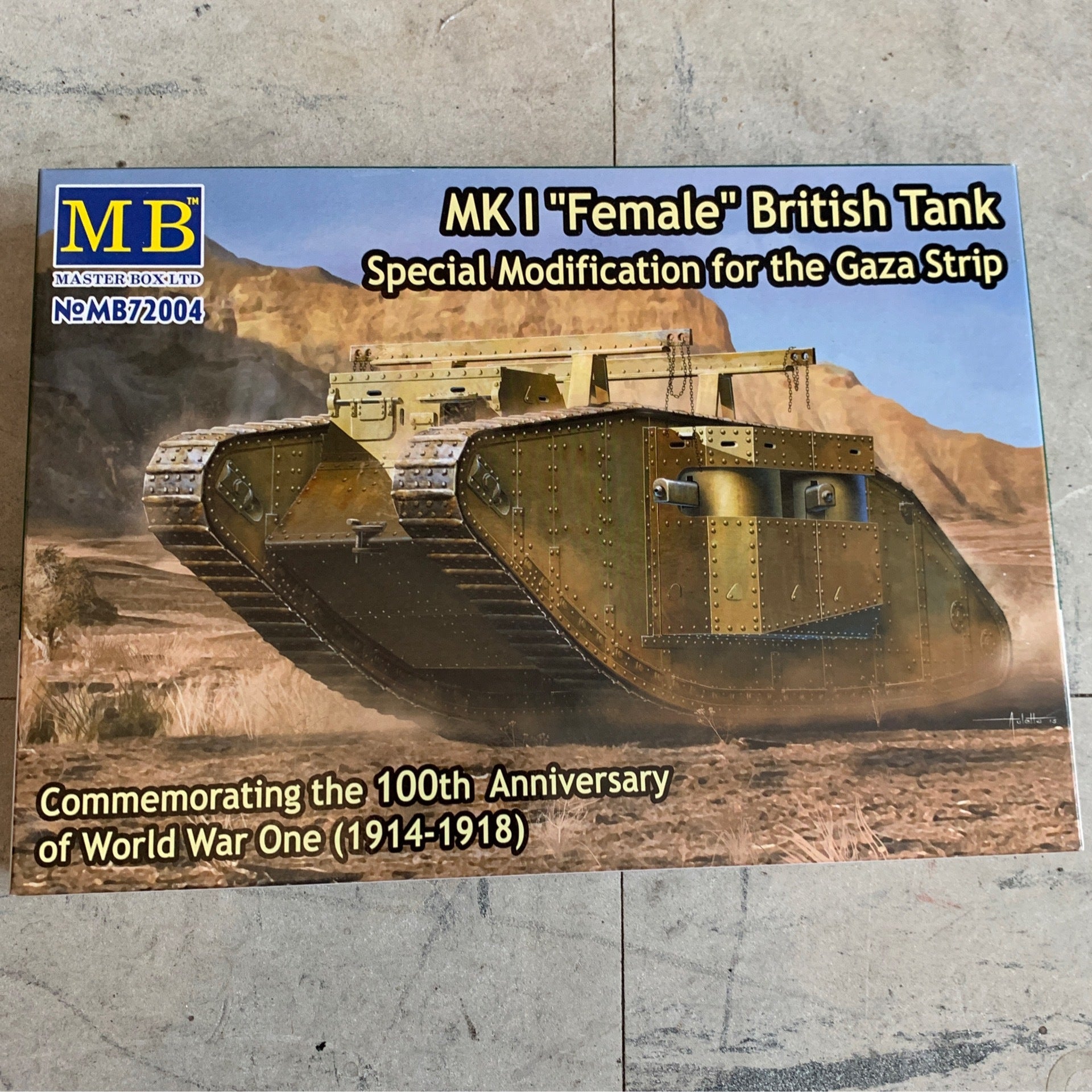 MB 1/72 MK I Female British tank model kit #72004 | Frontline Model ...