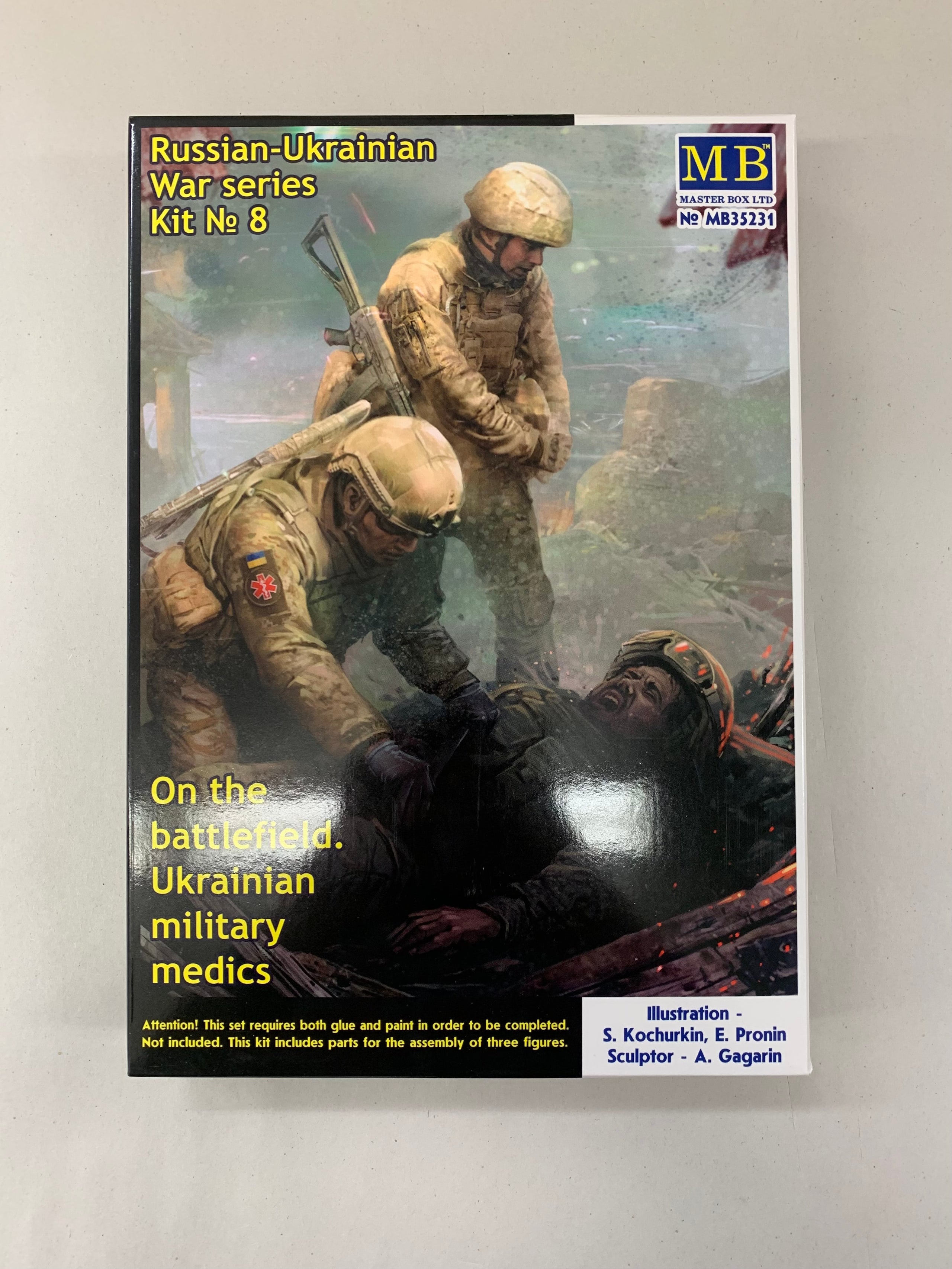 Master Box 1/35 Russian-Ukraine On The Battlefield Medics Figures 35231 ...
