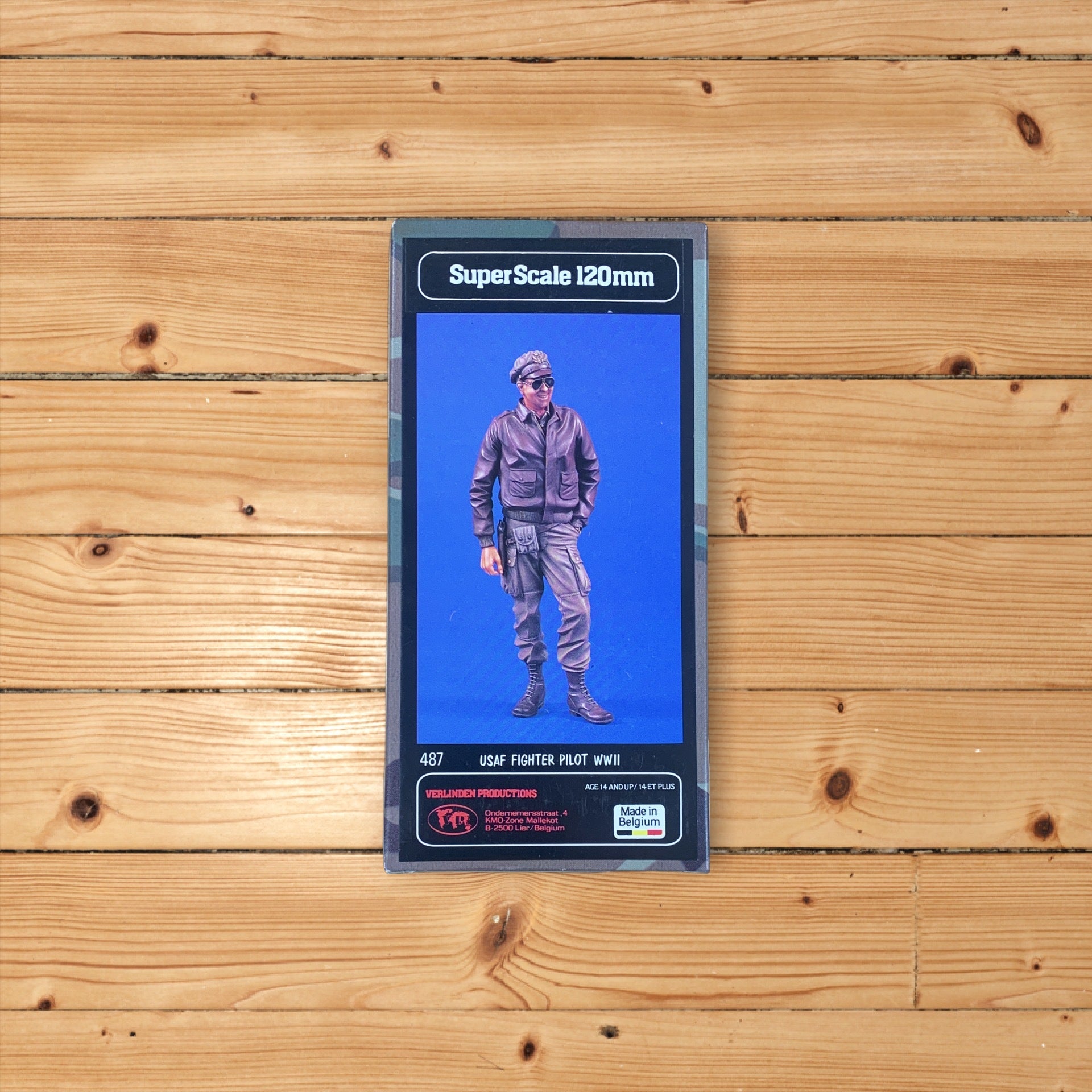 Verlinden 120mm USAF Fighter Pilot WWII Figure 487 | Frontline Model ...