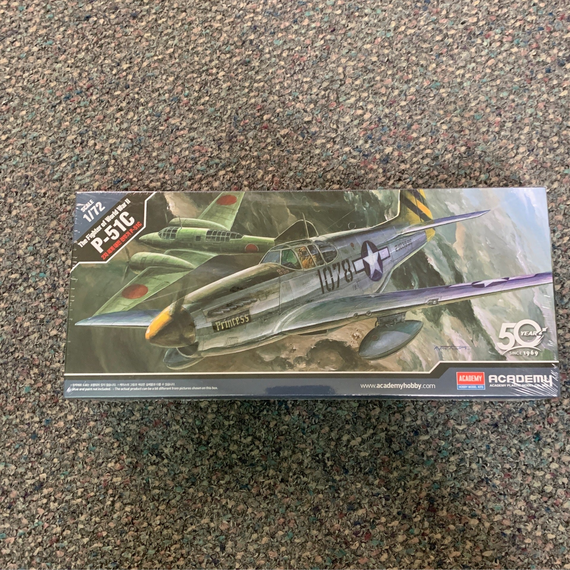 Academy 1/72 P-51C WWII plane model kit 12441 | Frontline Model Kits ...