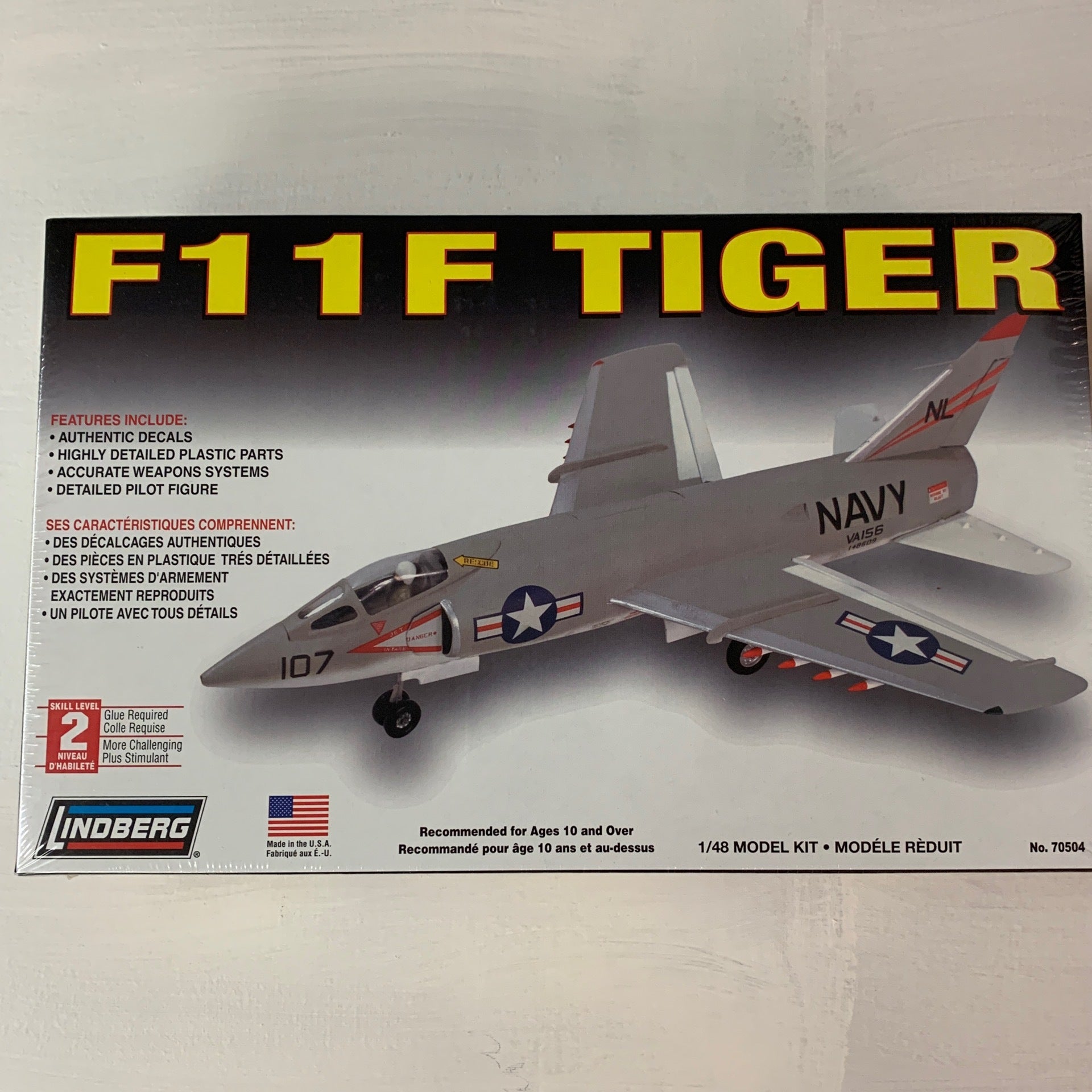 Lindberg 1/48 F1 1F Tiger plane model kit 70504 | Frontline Model Kits ...