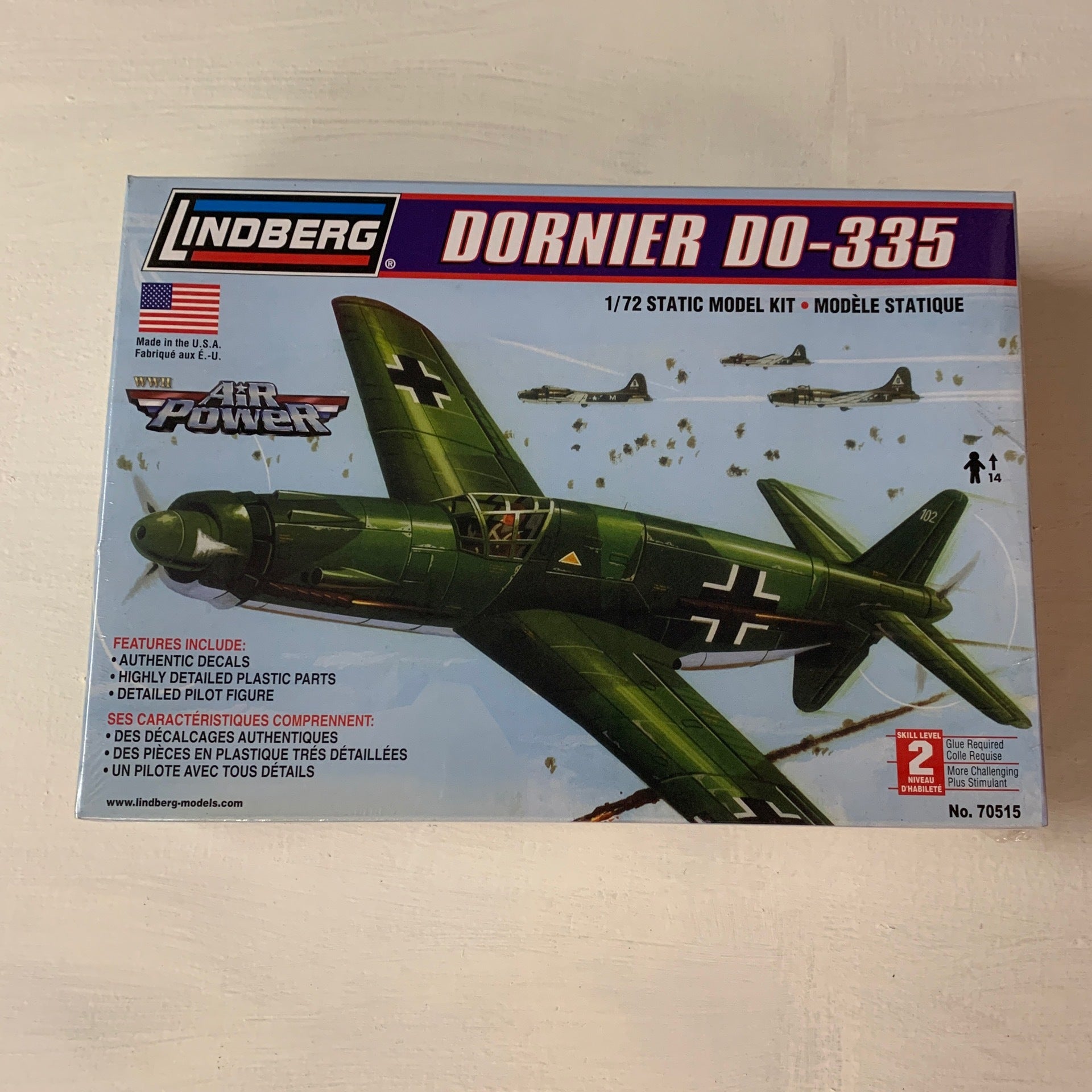 Lindberg 1/72 Dornier DO-335 plane model kit 70515 | Frontline Model ...