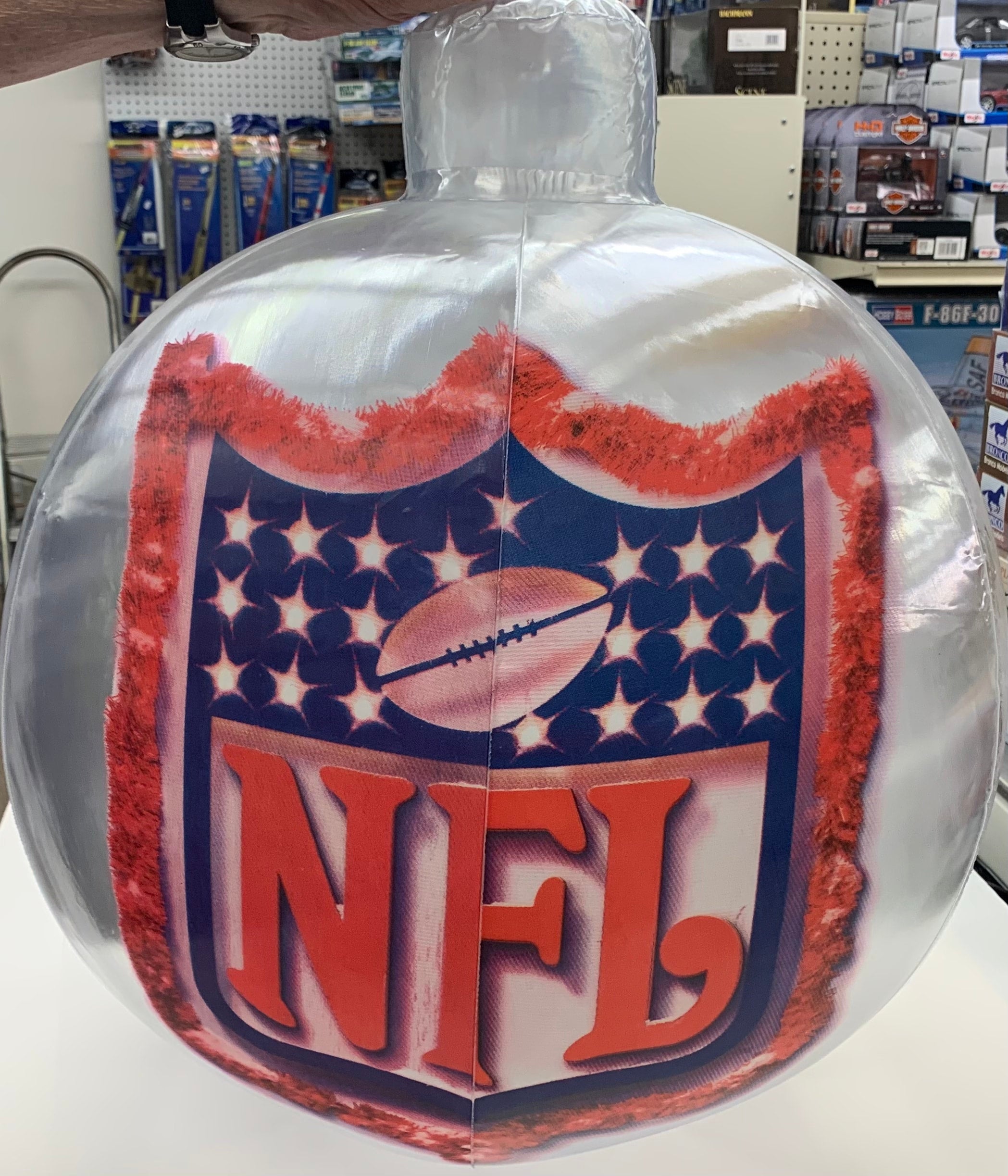 NFL Ornament Inflatable Advertising Sign | Frontline Model Kits & Hobbies